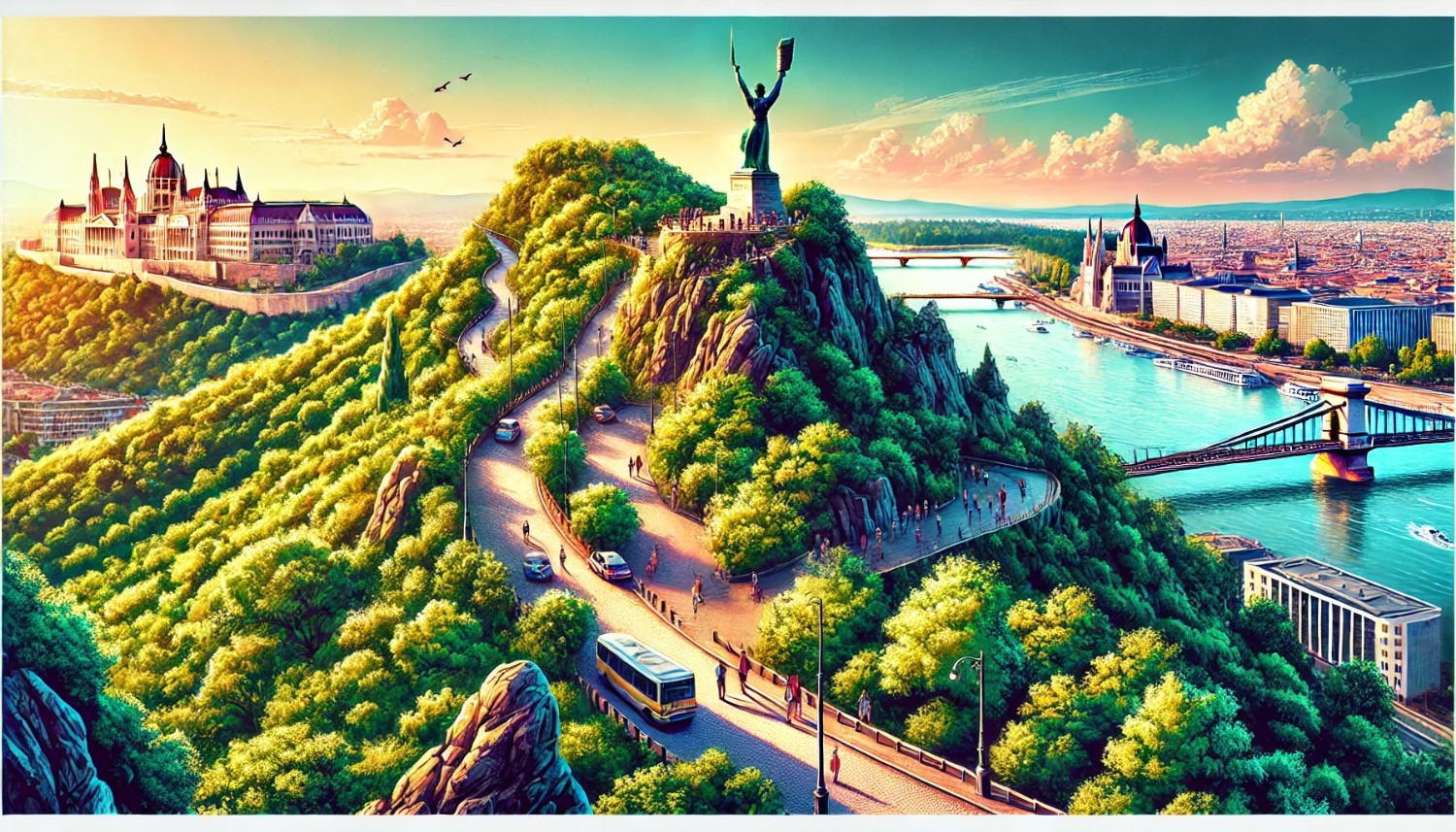 La Citadelle et le Mont Gellért