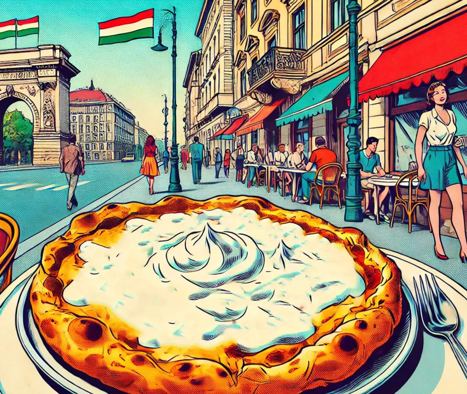 Qu'est-ce que la Lángos hongroise